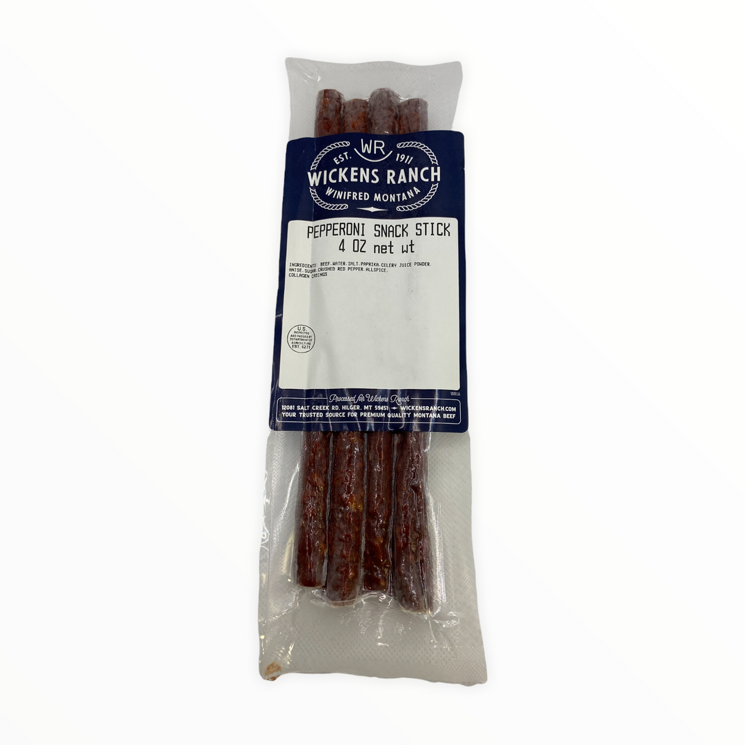 Beef Sticks-Pepperoni – Wickens Ranch